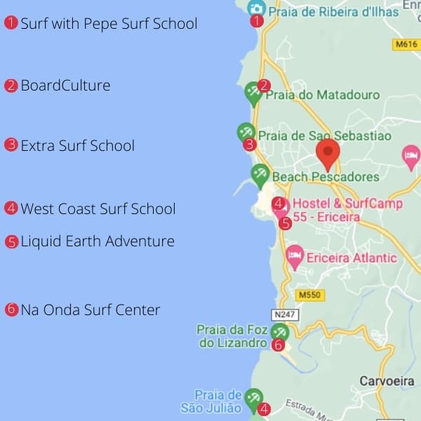 The Best Ericeira Surfboard Rental 2022